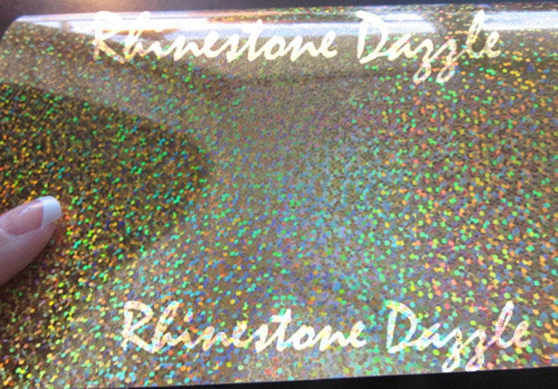 Gold Holographic Heat Transfer Vinyl HTV for T-shirts - Etsy
