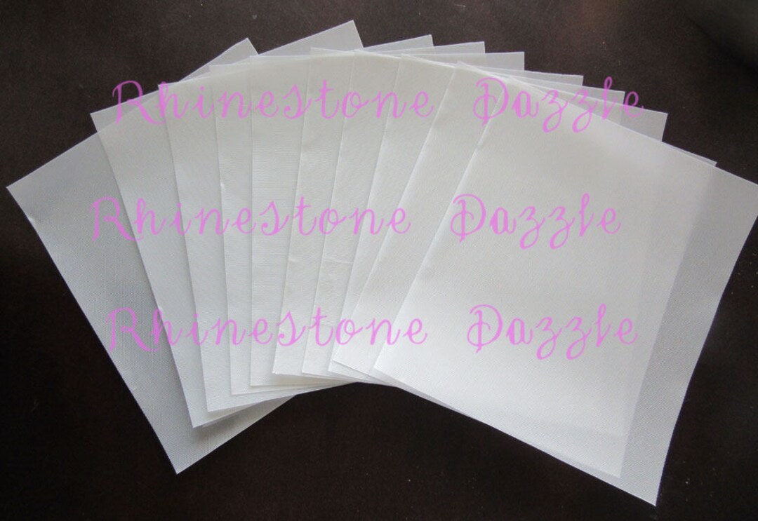 Hotfix Transfer Material for Rhinestone Designs Pre-cut Acrylic ...
