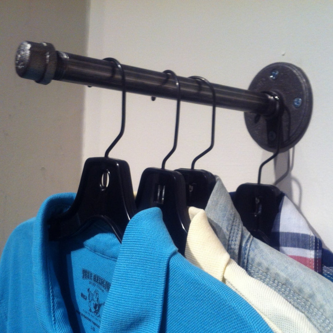 Industrial Chic Wall Mounted Pipe Storage Hook, Ideal for Hanging ...