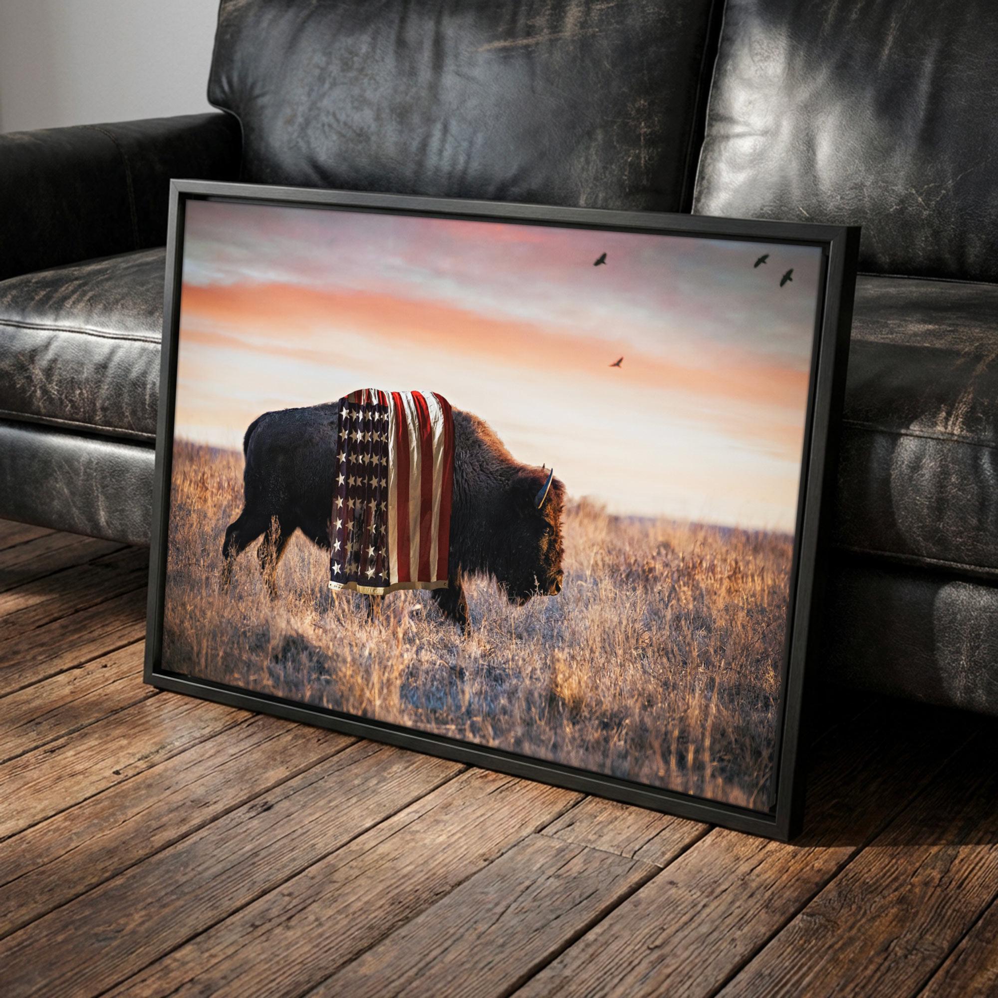 American Flag Patriotic Canvas Print - Americana Buffalo Photography ...