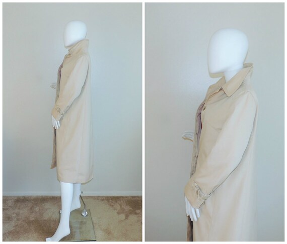 Vintage Diolen Del Mod International Trench Coat, Bei… - Gem