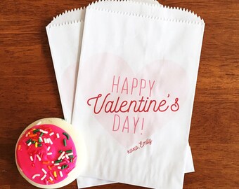 Candy Heart Favor Bags - Etsy