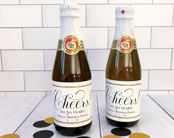 Custom Martinelli Cider Custom Label, Custom Sparkling Cider Sticker ...