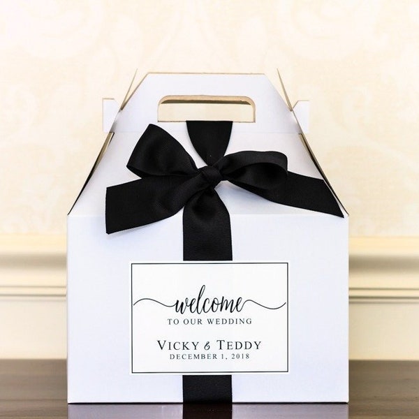 Welcome Boxes for Wedding Guests - Etsy