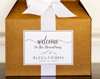 Wedding Welcome Bag Stickers - Etsy