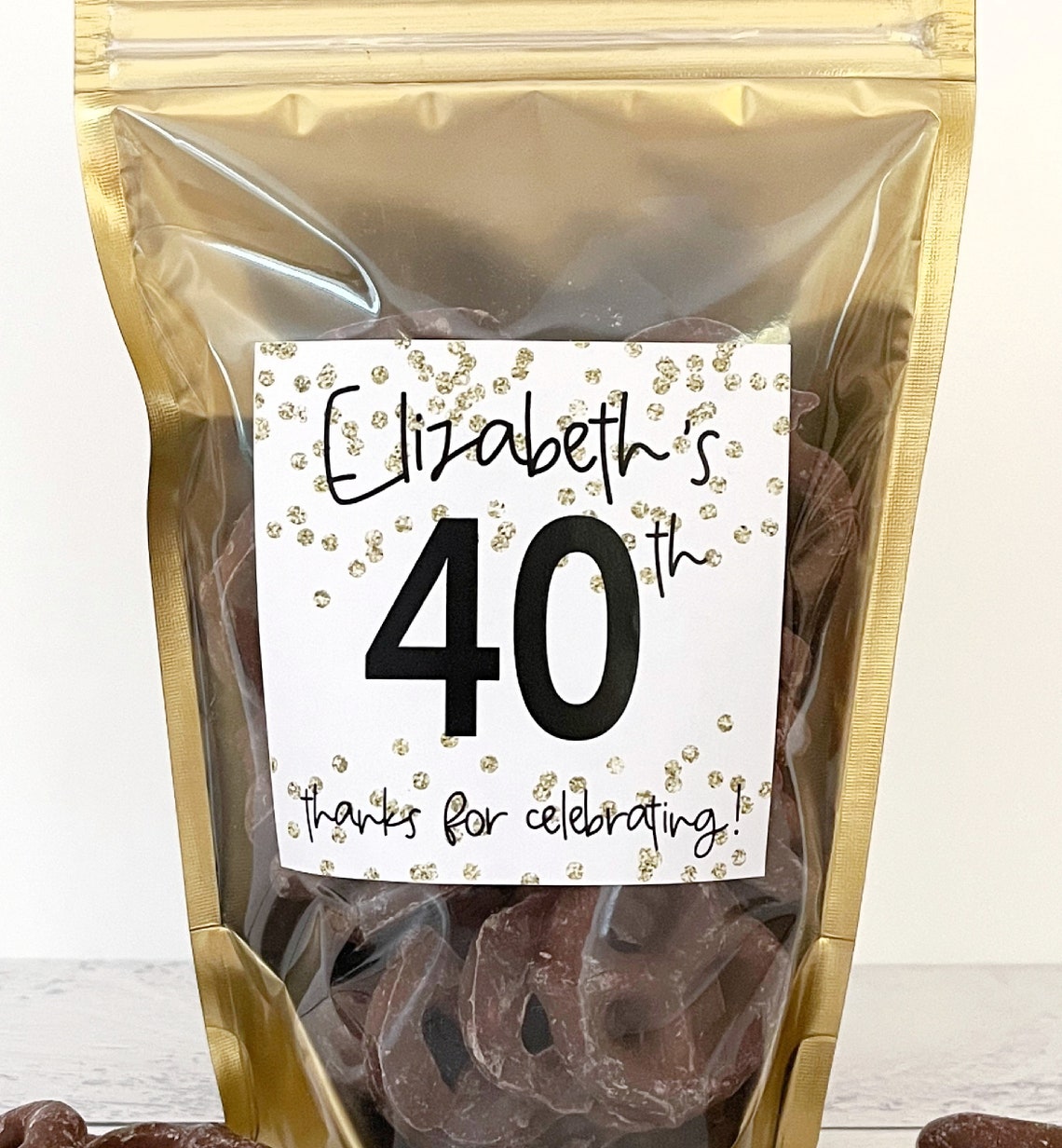 Birthday Party Favor Bags Adult Birthday Candy Treat - Etsy