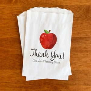 Teacher Appreciation Week Treat Bags LINED - Teacher Appreciation Gift ...