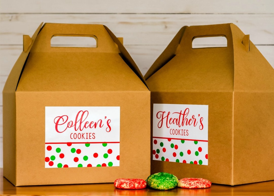 Cookie Exchange Party Kits, Holiday Cookie Swap Boxes, Christmas Cookie ...