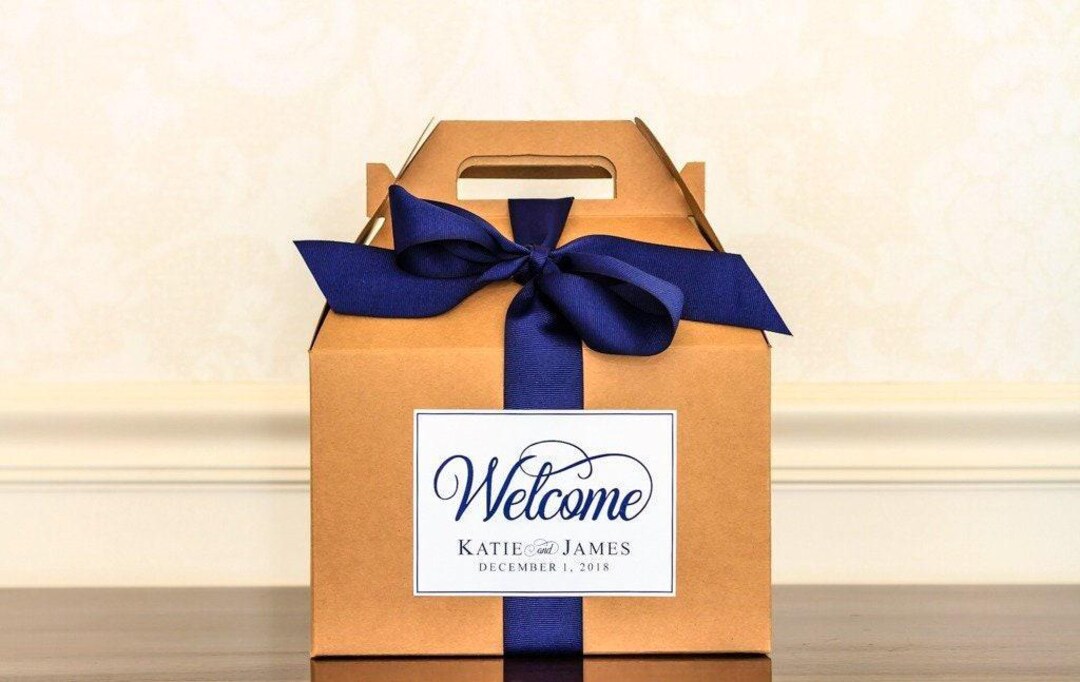 ASSEMBLED Personalized Wedding Welcome Boxes for Hotel Guests - Custom ...
