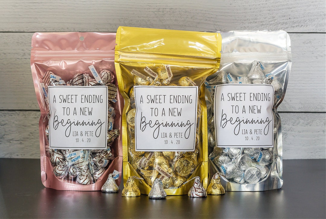 We Apply the Labels! - Wedding Candy Bags - A Sweet Ending to a New ...