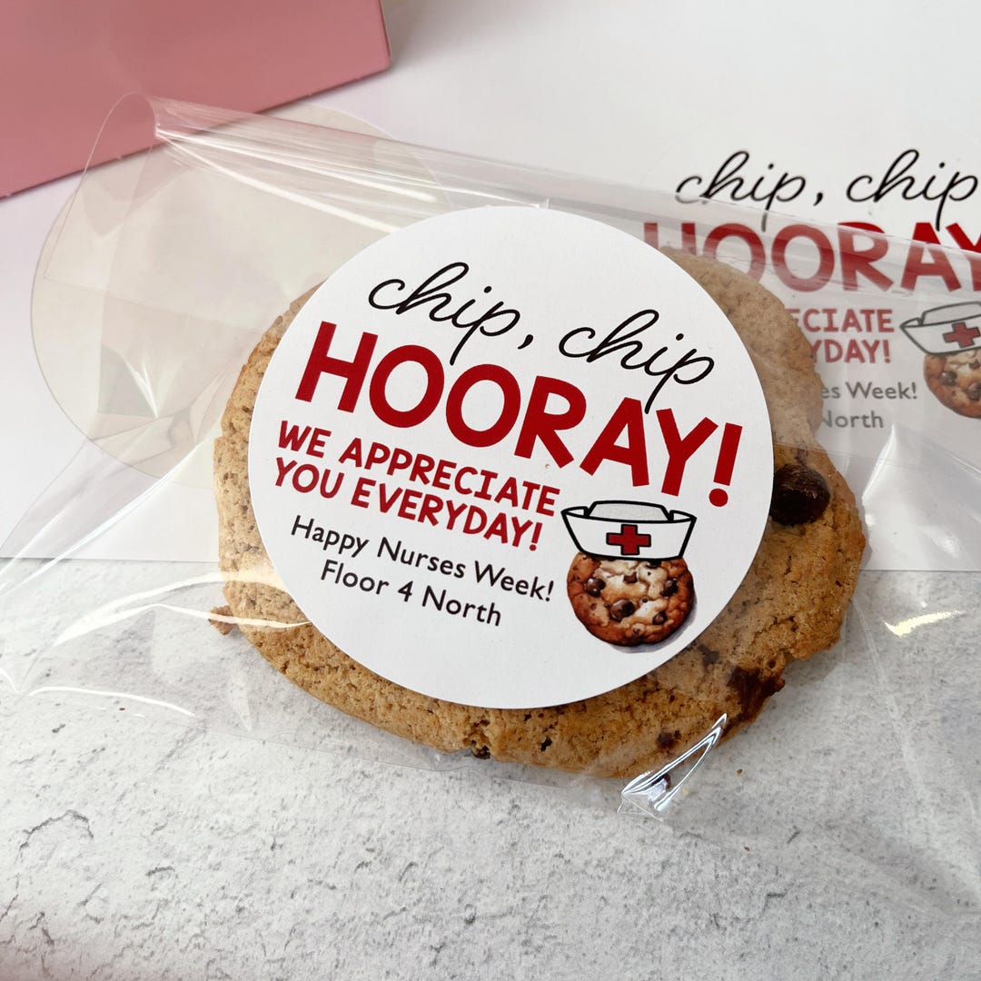 PRINTED Nurses Week Stickers - Nurses Appreciation Day Gift Labels ...