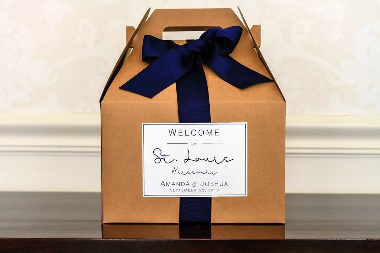 4x5 Large Welcome Bag Stickers for Wedding Guests - Etsy