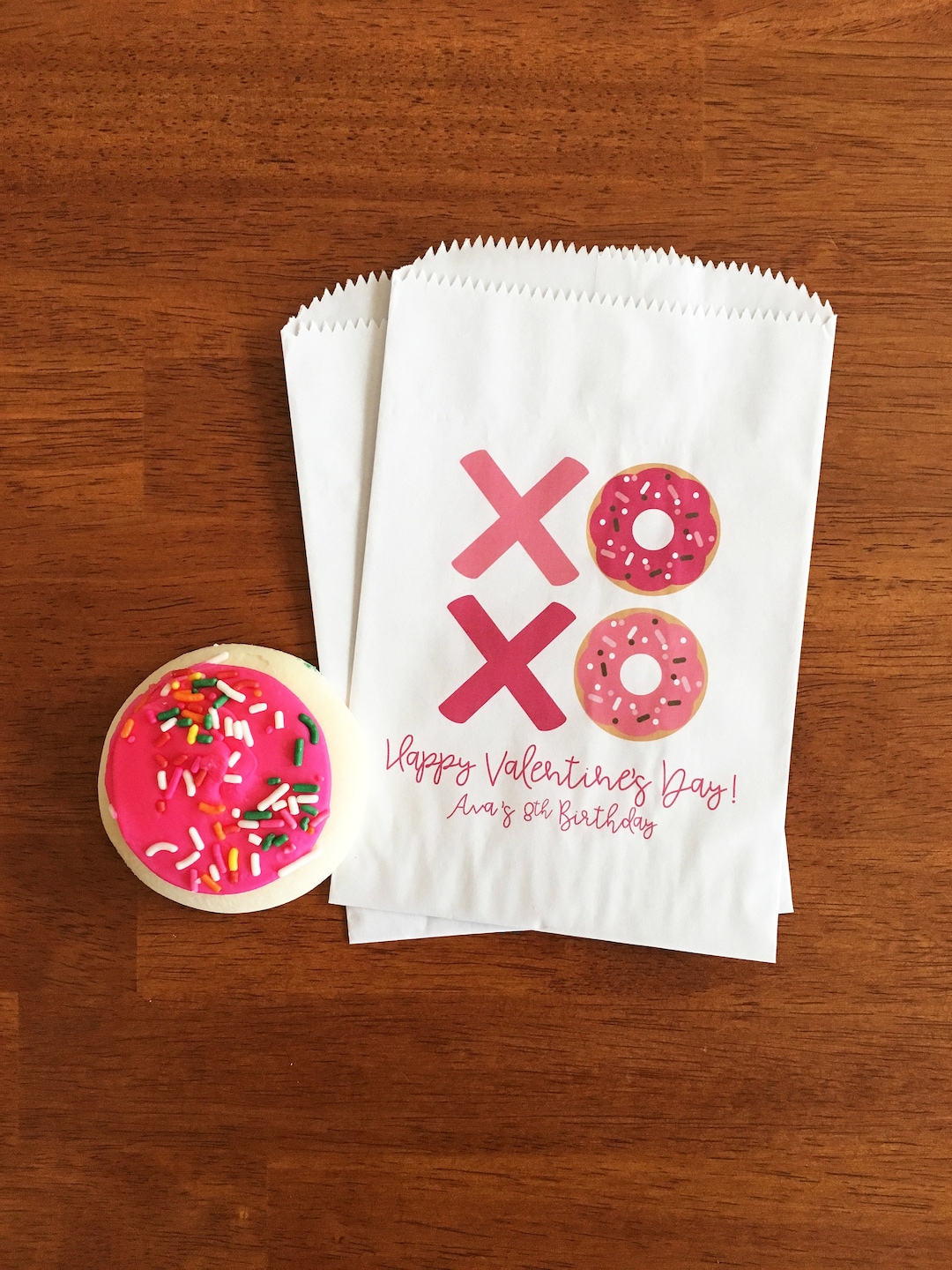 Valentines Day Treat Bags LINED - Party Favor Bags -personalized ...