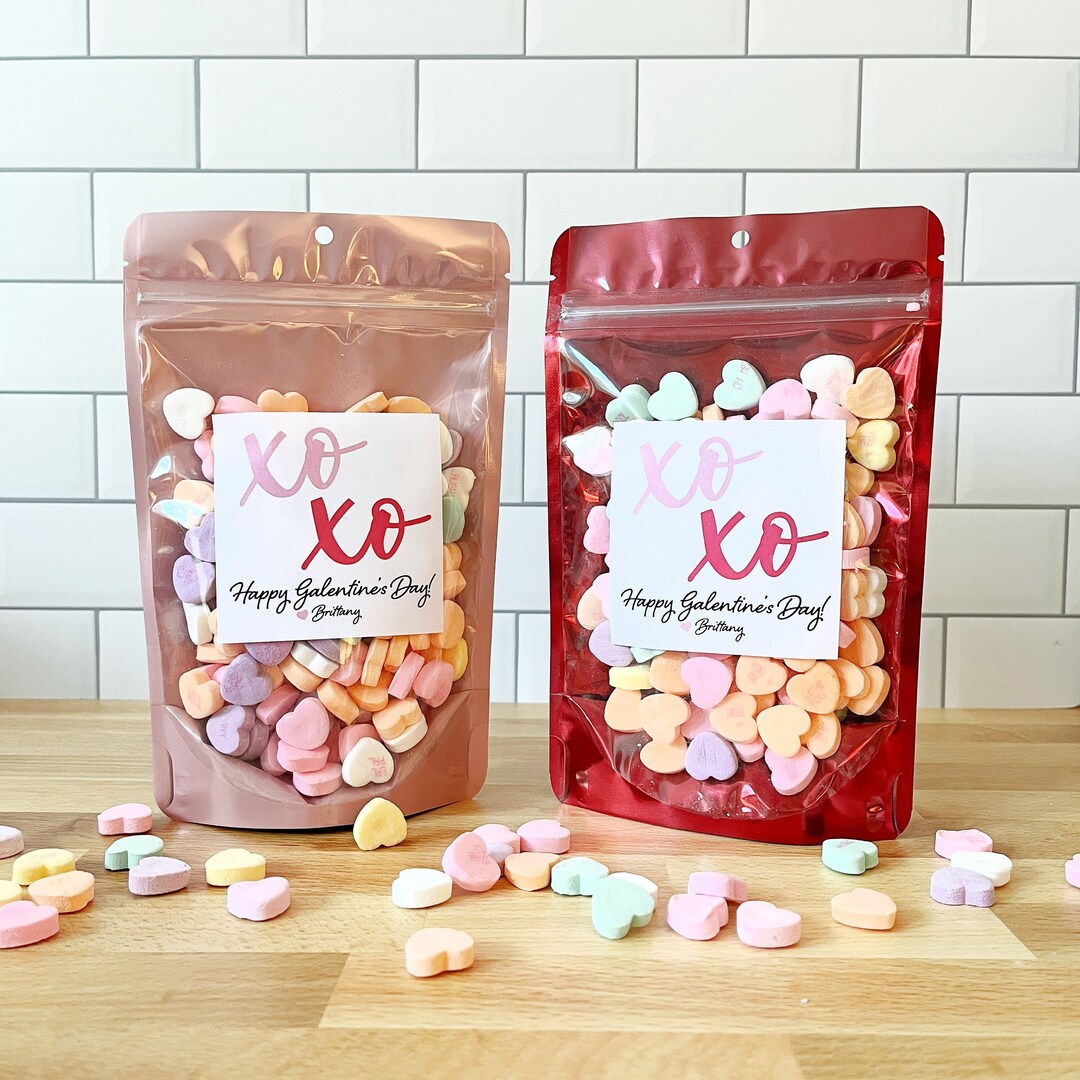 Valentine's Day Gift Bags - Personalized Valentines Candy Bags ...