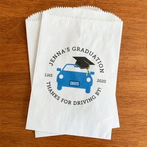Drive by Graduation Party Favors - Car Parade Graduation Favor Bags ...