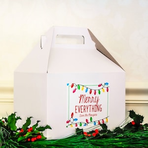 Personalized Christmas Gift Boxes - Christmas Cookie Box - Homemade ...