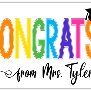 Graduation Postcards - Teacher Postcards to Students - 2020 Graduation ...