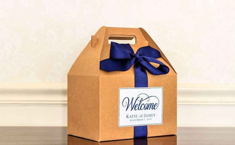 Personalized Wedding Welcome Boxes for Hotel Guests Custom - Etsy