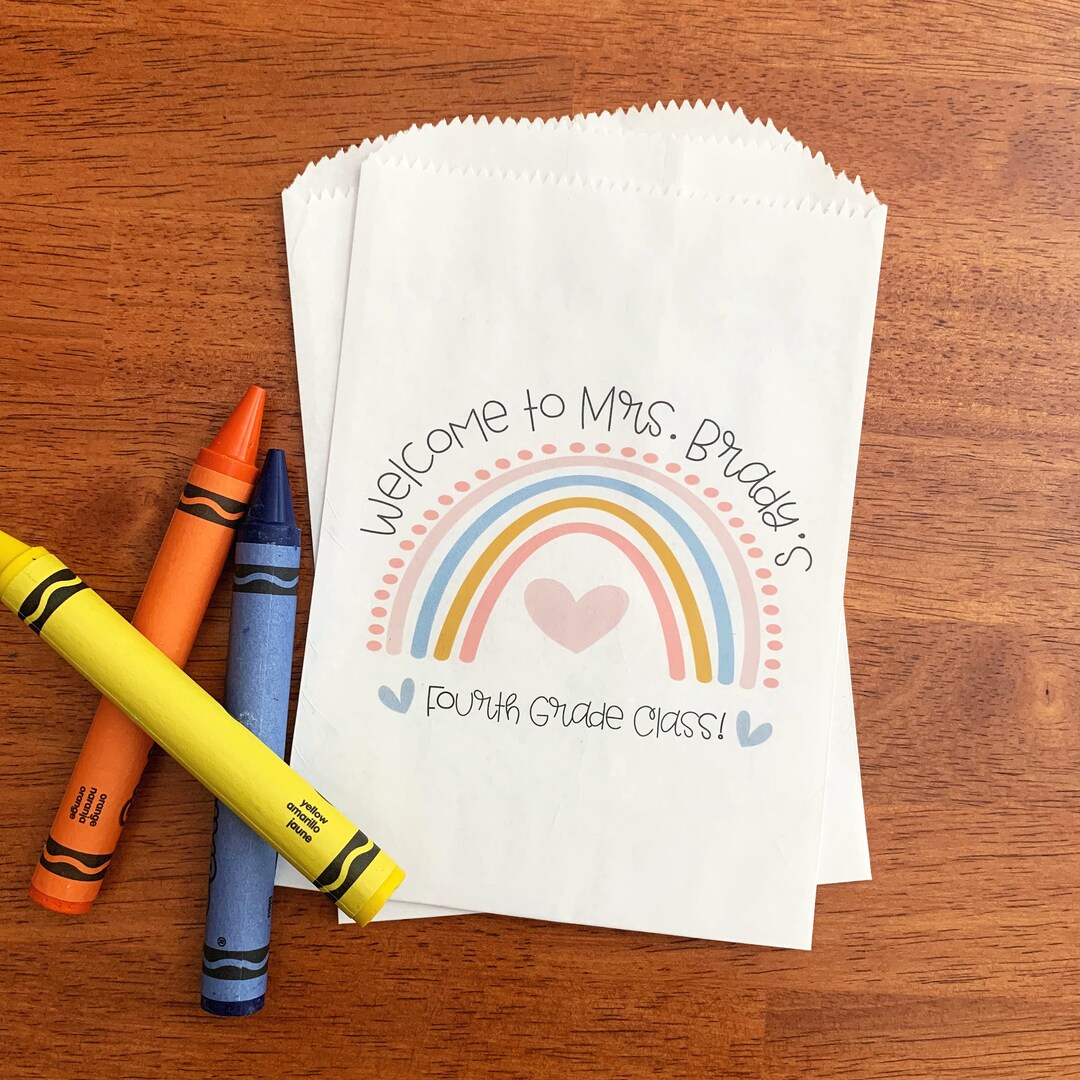 Student Welcome Gift Bags - PTA, PTO, Teacher Gifts to Students ...