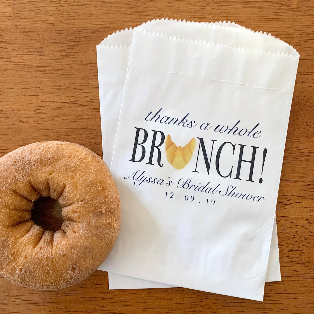 Brunch Favor Bags - Brunch Party Favor Bags - Bridal Shower Brunch ...
