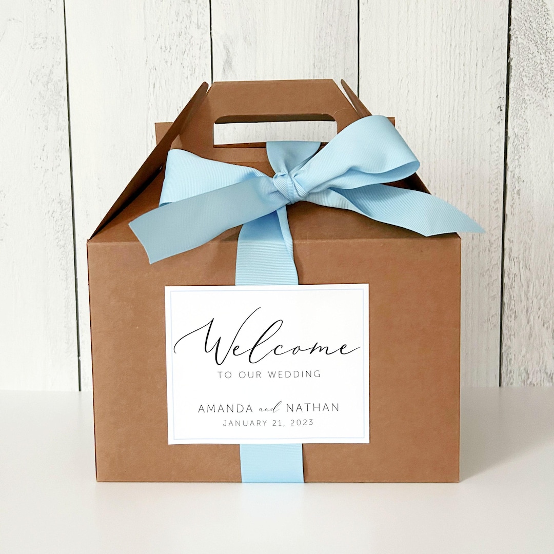 ASSEMBLED Script Wedding Welcome Boxes for Hotel Guests - Welcome to ...