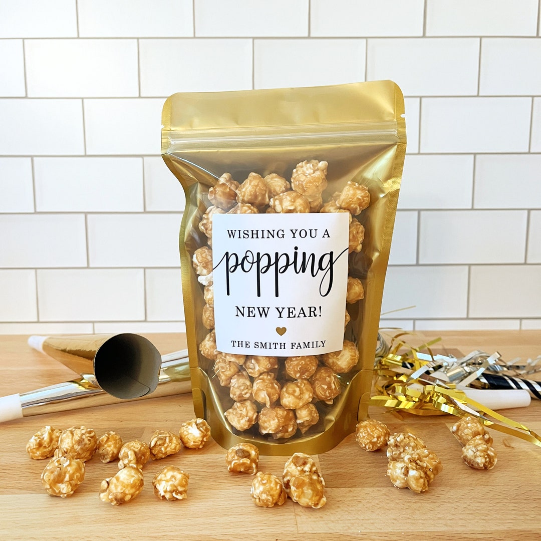 New Years Popcorn Bags 2024 Popping New Years Eve Party Favor Bags ...