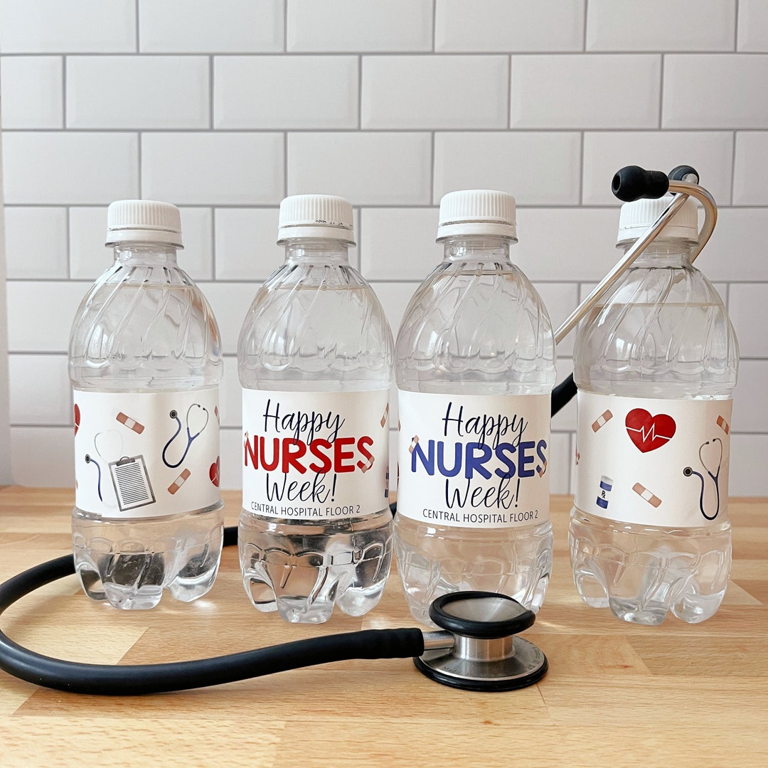 Nurses Week Water Bottle Labels Nurses Appreciation Party Ideas Nurses ...