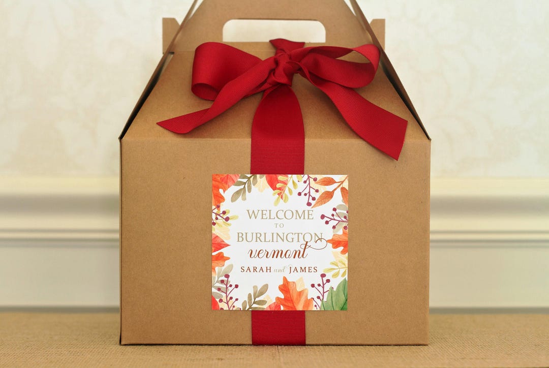 Fall Wedding Welcome Boxes - Autumn Welcome Boxes for Hotel Wedding ...