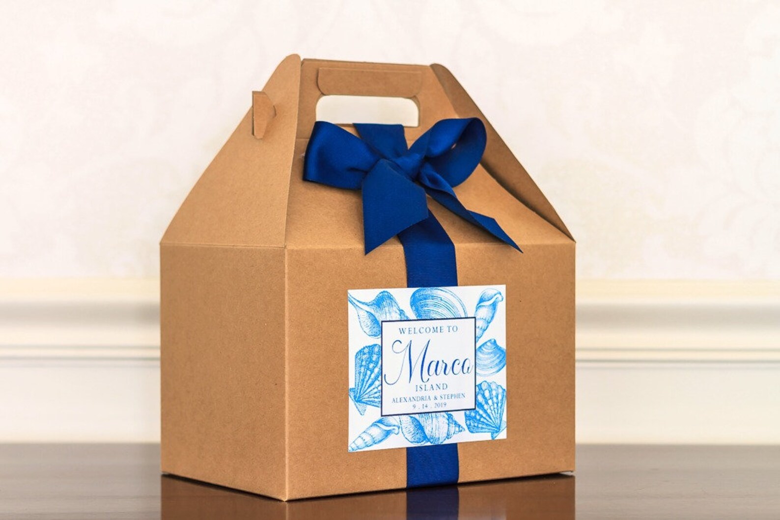 Seashell Beach Wedding Welcome Boxes Destination Wedding - Etsy