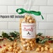 Christmas Gift Popcorn Bags & Ribbon Personalized Christmas Table ...