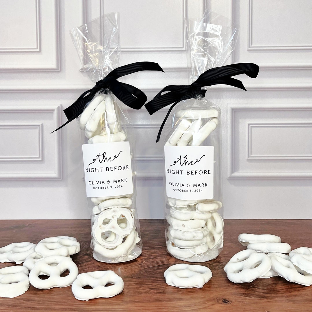 Rehearsal Dinner Favor Bags & Ribbon - Wedding Rehearsal Party Gifts ...