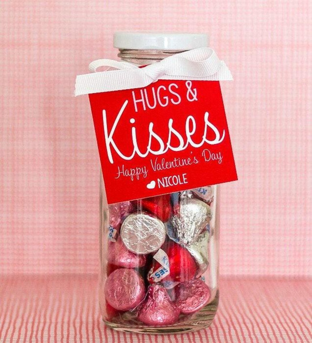 Valentine's Day Tags & Ribbon - Personalized Valentine's Day Gift Tags ...