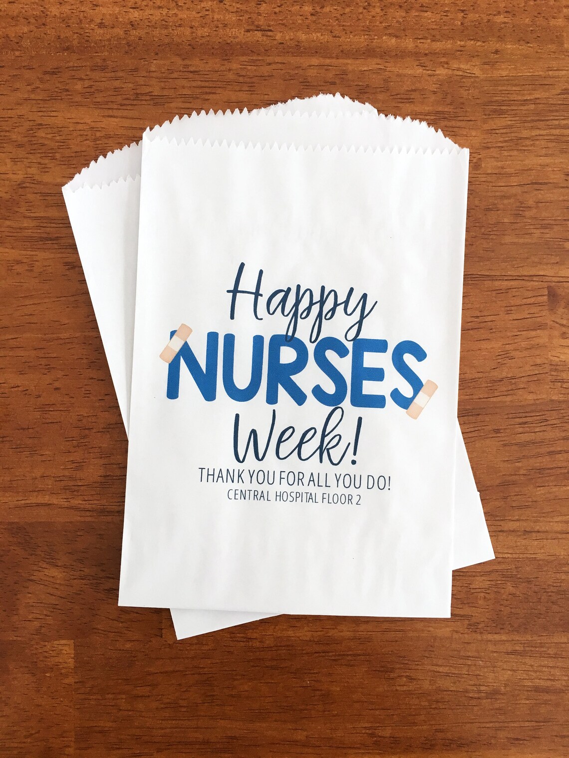 Nurses Week Treat Bags LINED Candy Bags Donut Bags Cookie - Etsy