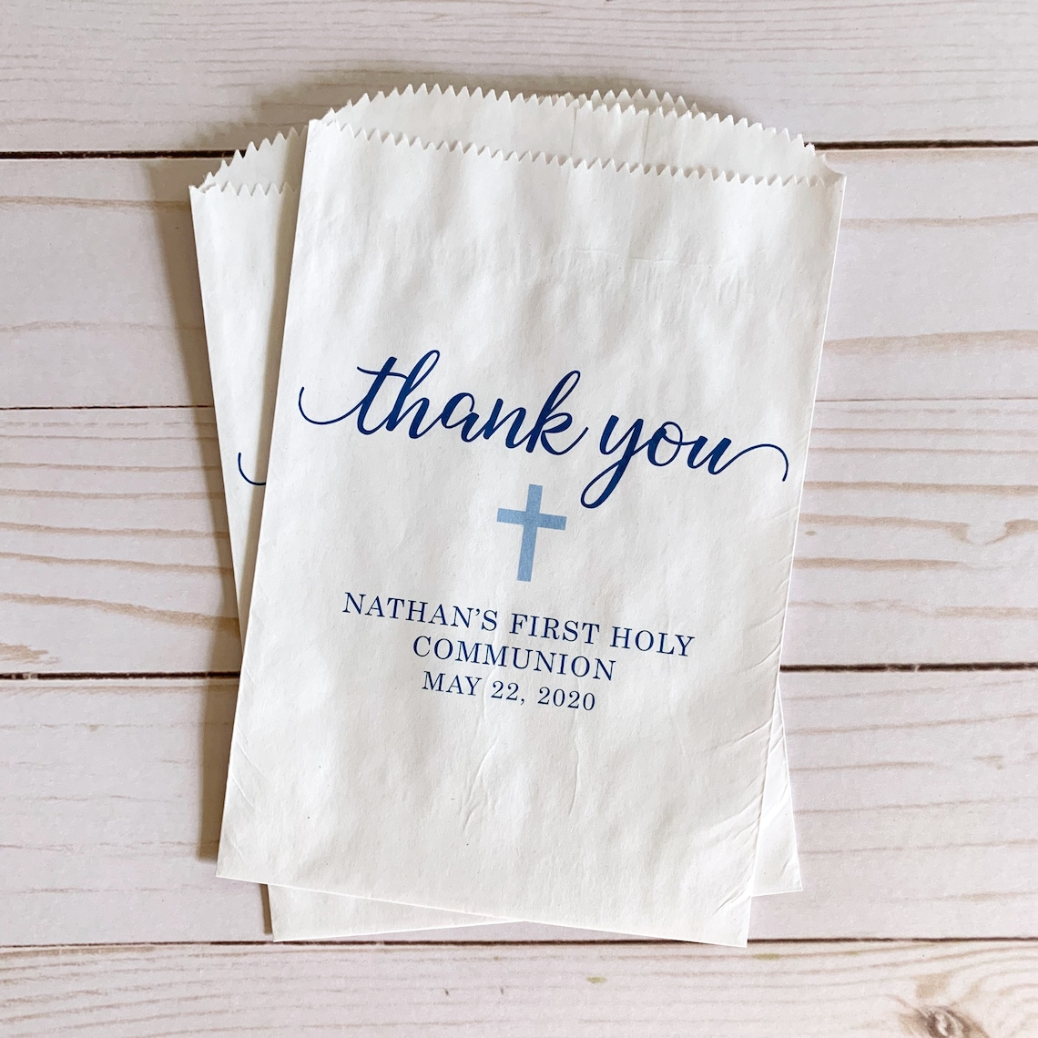 LINED First Communion Favor Bags First Holy Communion - Etsy