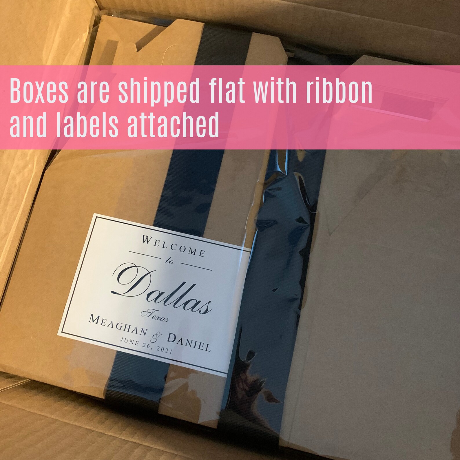 Wedding Welcome Boxes With Personalized Welcome Note Hotel | Etsy