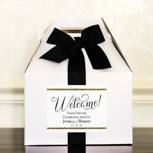 Wedding Welcome Box - Etsy