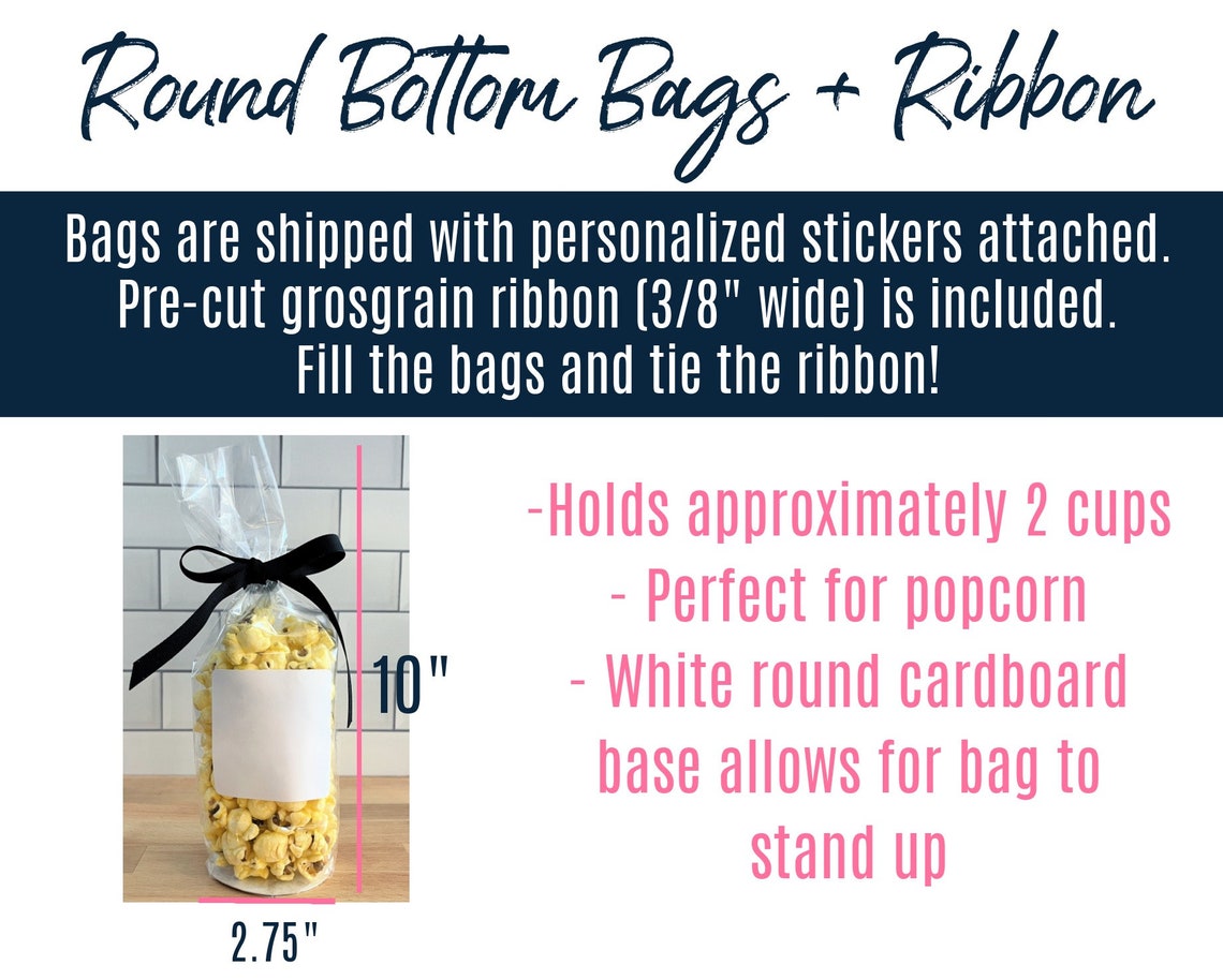 Appreciation Week Popcorn Bags & Ribbon for Teachers - Etsy