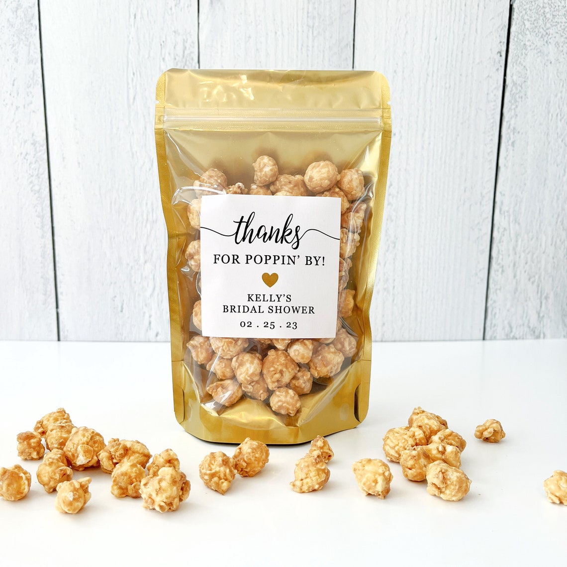 Popcorn Bags Thanks for Popping by Bags Bridal Shower - Etsy