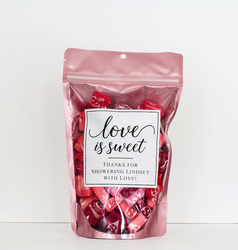 Wedding Favor Bags for Guests Love is Sweet Bags Candy Bar - Etsy