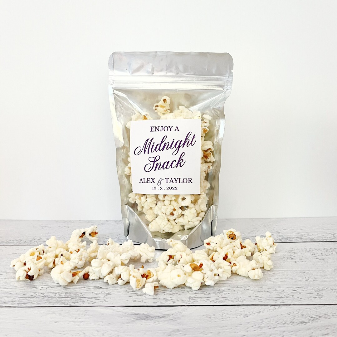 Midnight Snack Party Favor Bags - Wedding Favor Bags for Guests ...