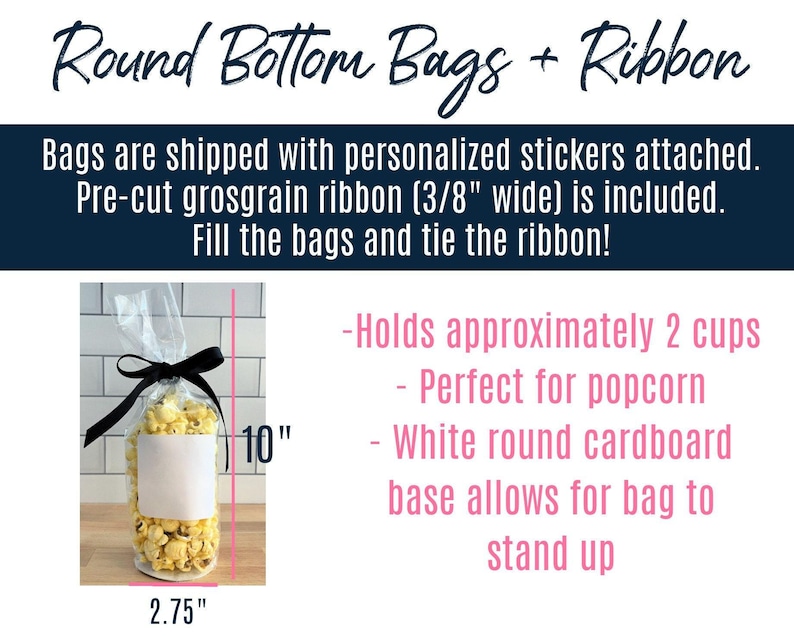 Nurses & CNA Week Popcorn Bags and Ribbon - 2026 Nurse Appreciation ...