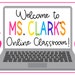 Online Classroom Welcome Postcards for Students Distance Learning ...