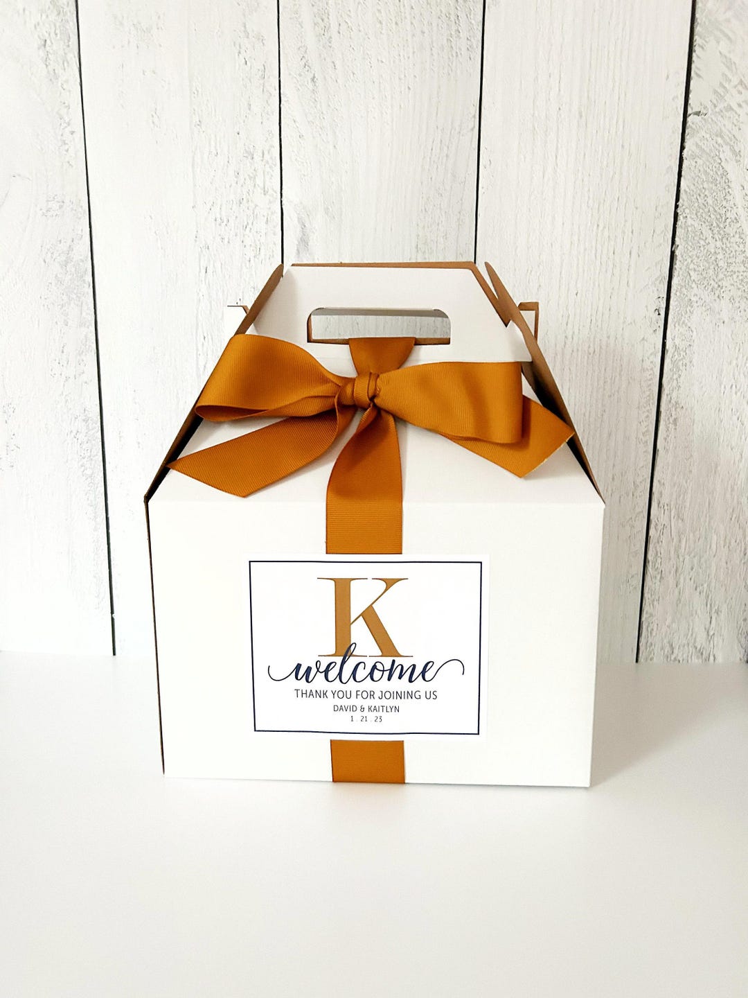 ASSEMBLED Personalized Wedding Welcome Boxes for Guests - Hotel Favor ...