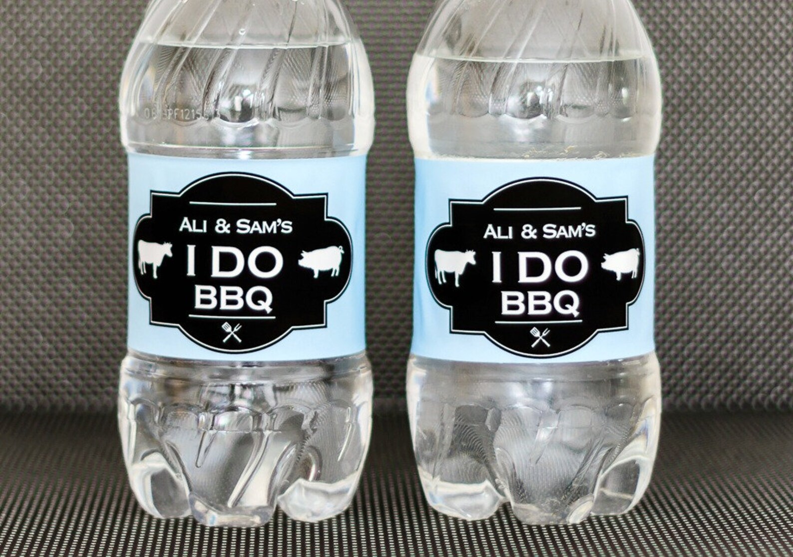 I Do BBQ Wedding Water Bottle Labels Printed I Do BBQ - Etsy