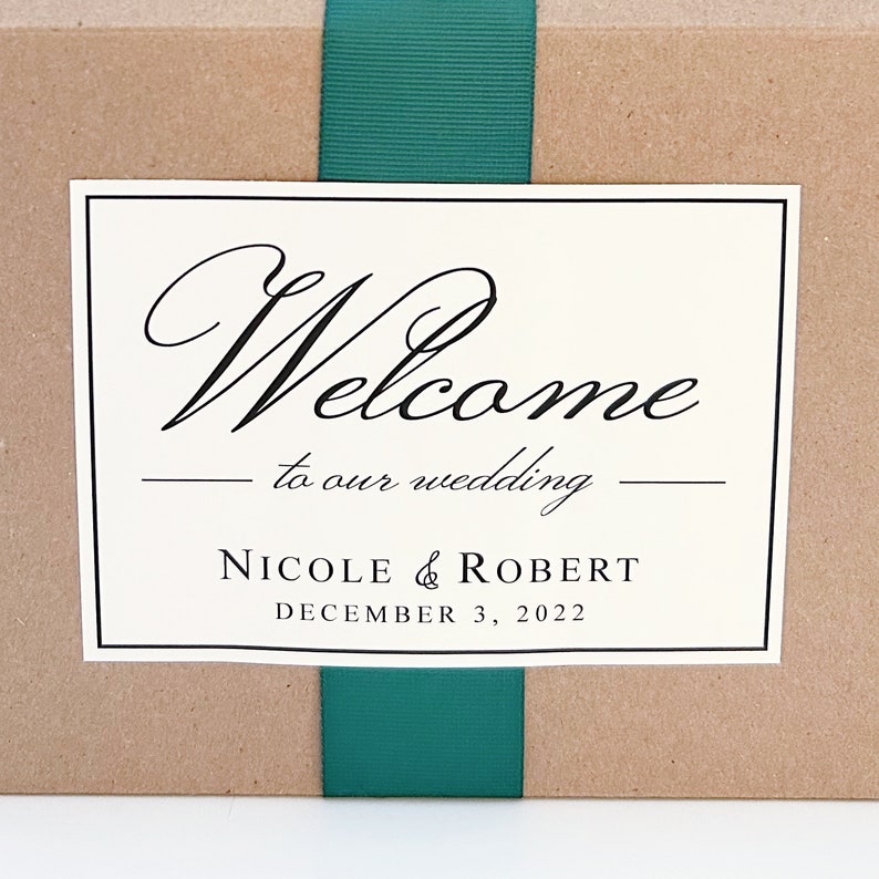ASSEMBLED Wedding Welcome Boxes Personalized Hotel Welcome - Etsy