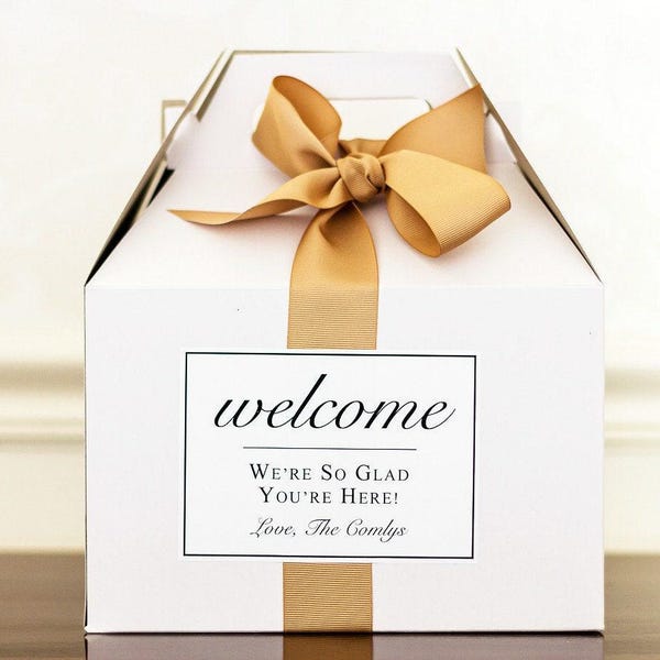 Wedding Welcome Box - Etsy