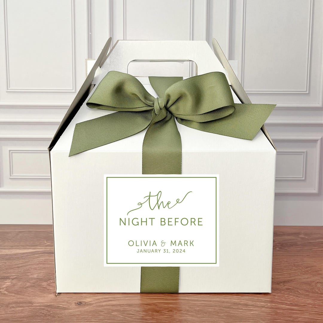 Rehearsal Dinner Wedding Welcome Boxes - Welcome Party Guest Gifts ...