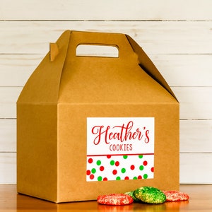 Cookie Exchange Party Kits, Holiday Cookie Swap Boxes, Christmas Cookie ...