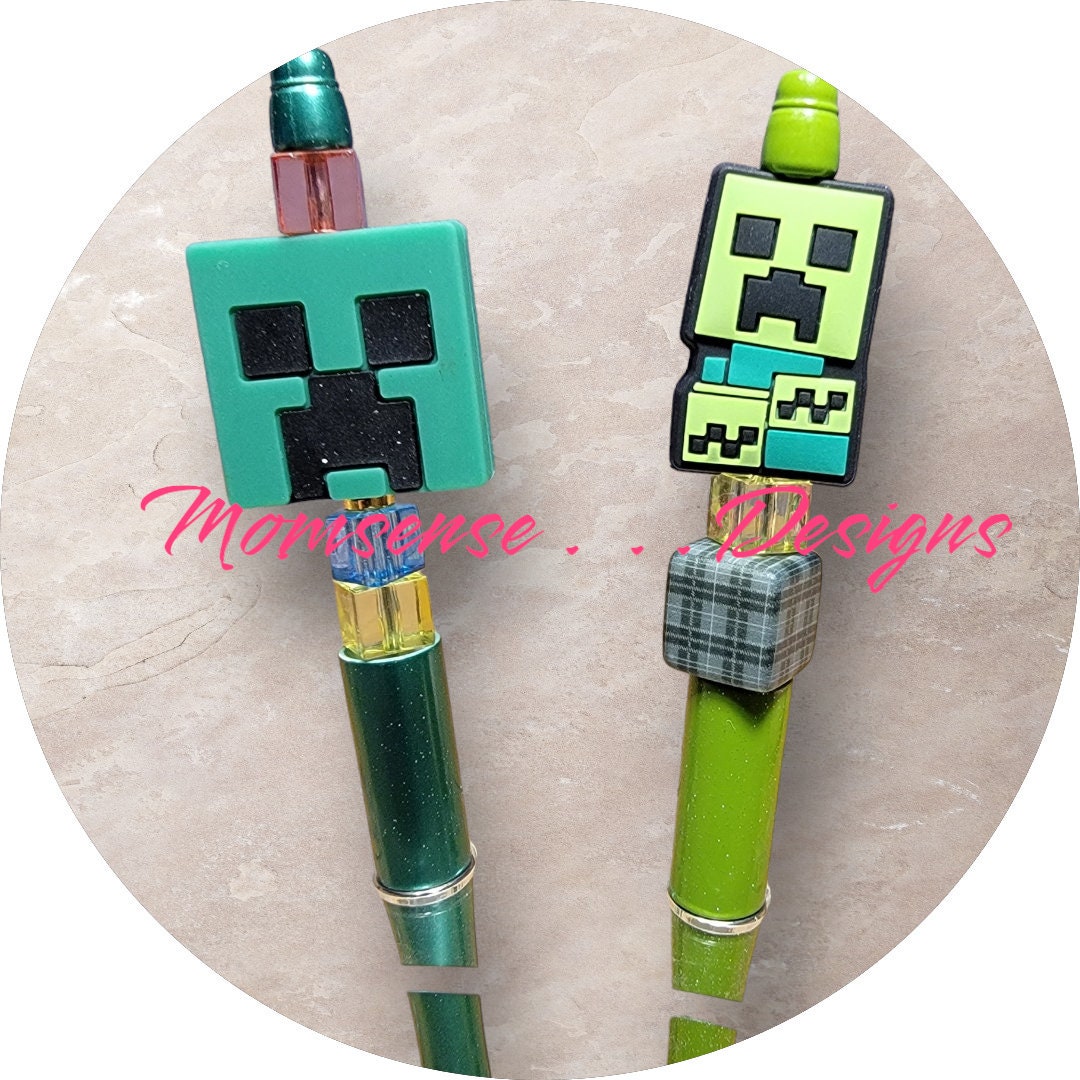 Mindcraft Pen Mindcraft Beaded Pen Creaper Pen Mindcraft Cheaper Gift ...