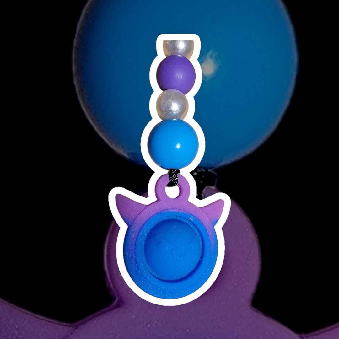 Devil Emojii Emojii Popit Keychain Devil Popit Keychain - Etsy